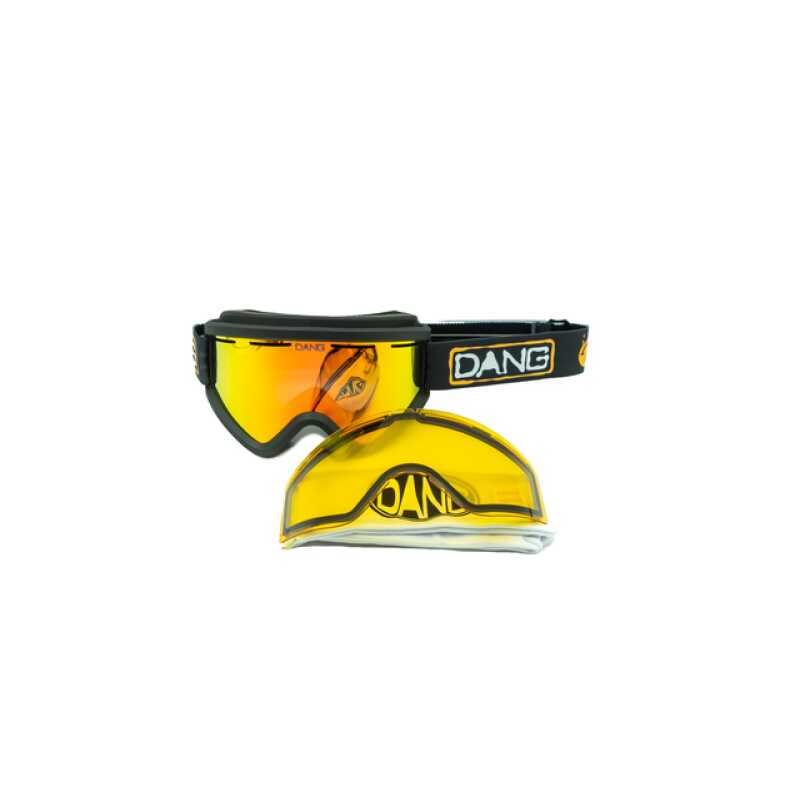 Dang Shades OG V4 Goggles – Black/Fire | Lightweight Fit